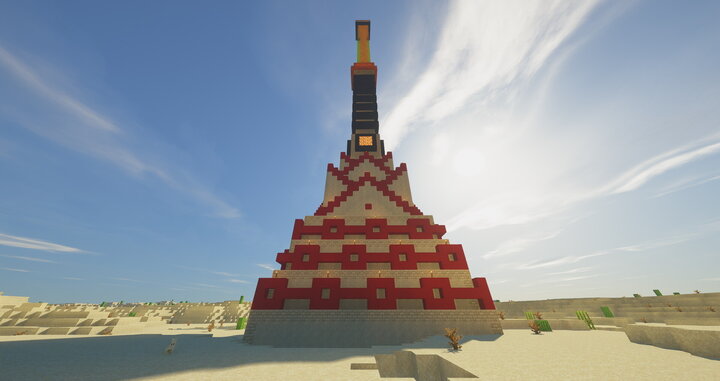 The Burning Desert - Lighthouse Minecraft Map