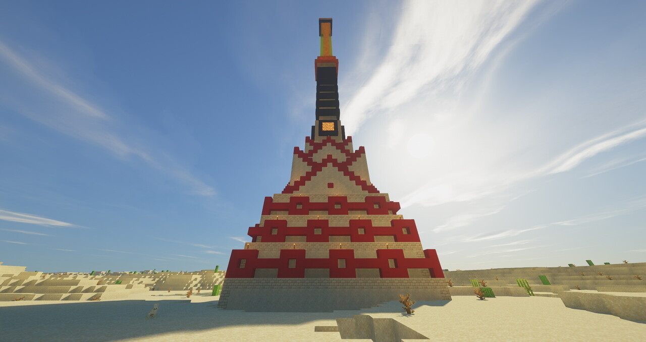 The Burning Desert - Lighthouse Minecraft Map