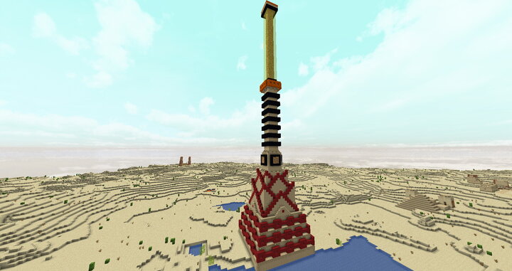 The Burning Desert - Lighthouse Minecraft Map