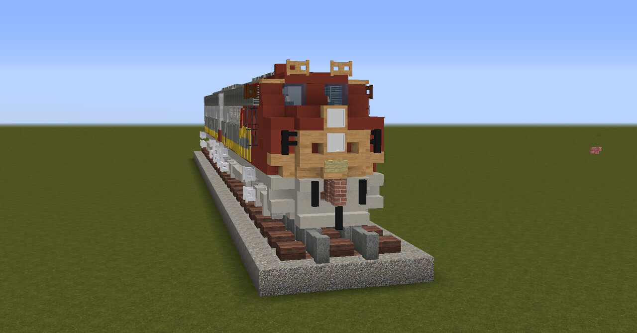 Santa Fe, Emd F7 Diesel locomotive [With Download] Minecraft Map