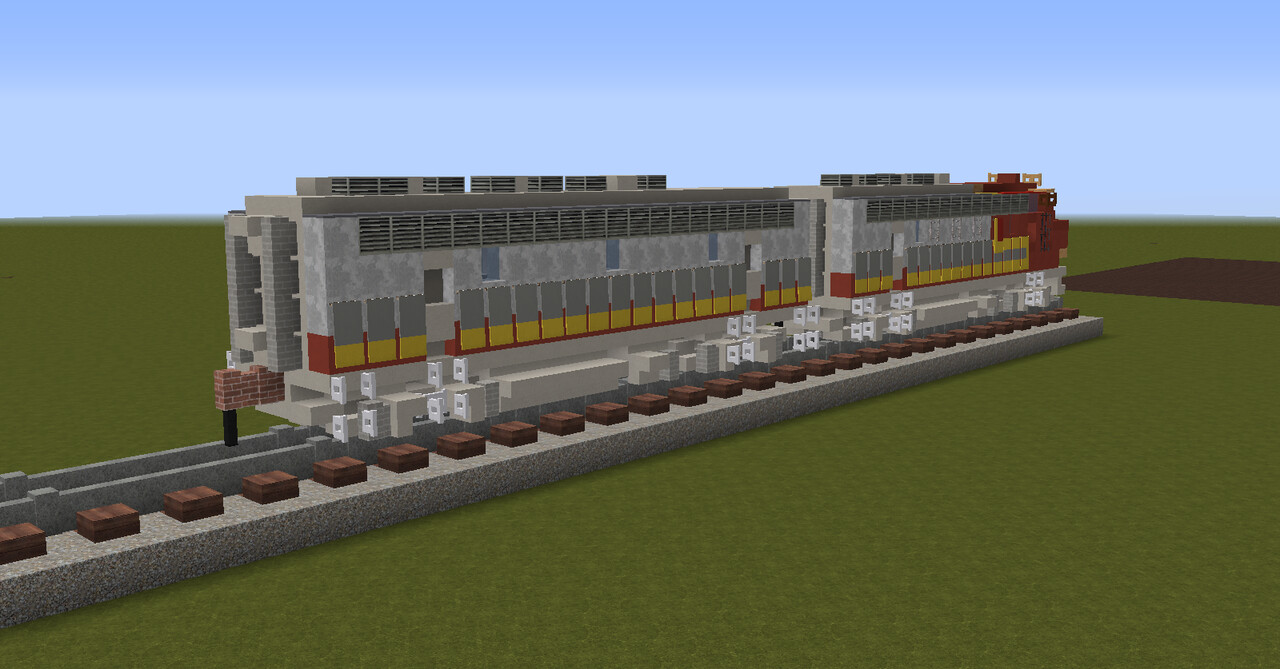 Santa Fe, Emd F7 Diesel locomotive [With Download] Minecraft Map