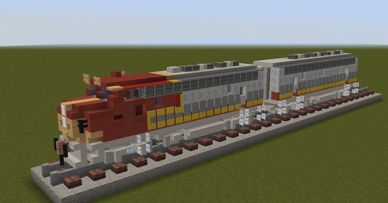 Santa Fe, Emd F7 Diesel locomotive [With Download] Minecraft Map