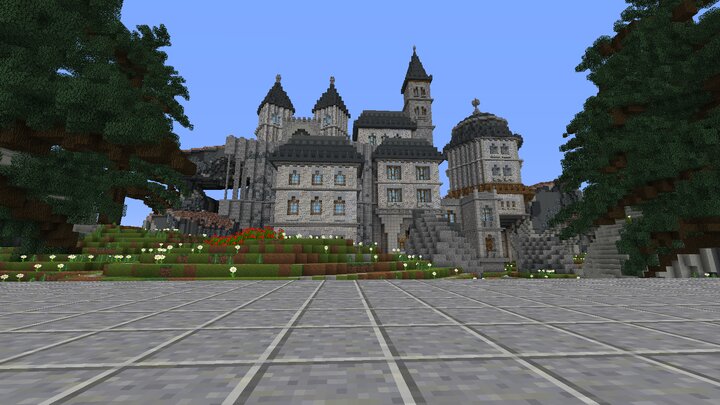 Spruce сastle Minecraft Map