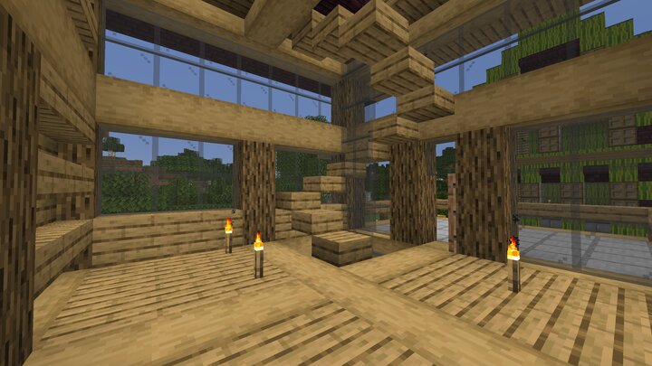 New Stockholm - Open museum, stone house, oak house Minecraft Map