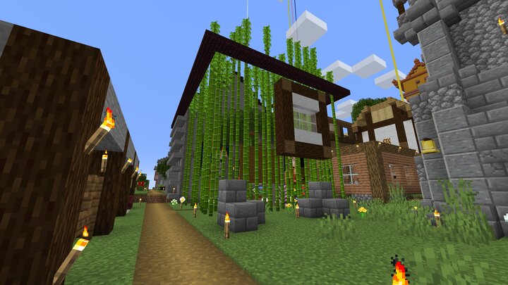 New Stockholm - Open museum, stone house, oak house Minecraft Map