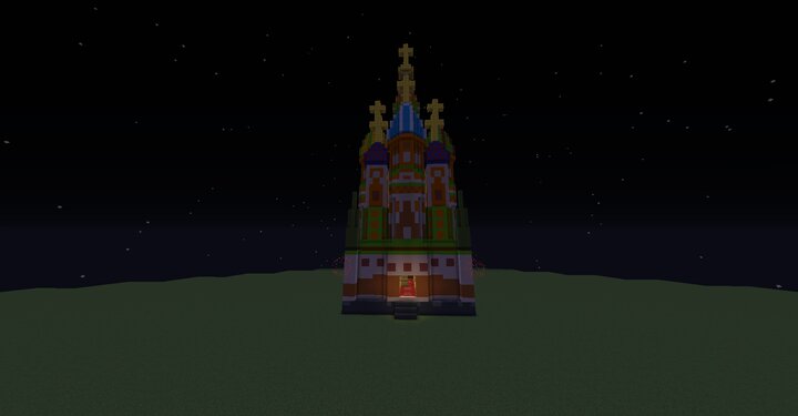 Russian Orthodox Church Minecraft Map