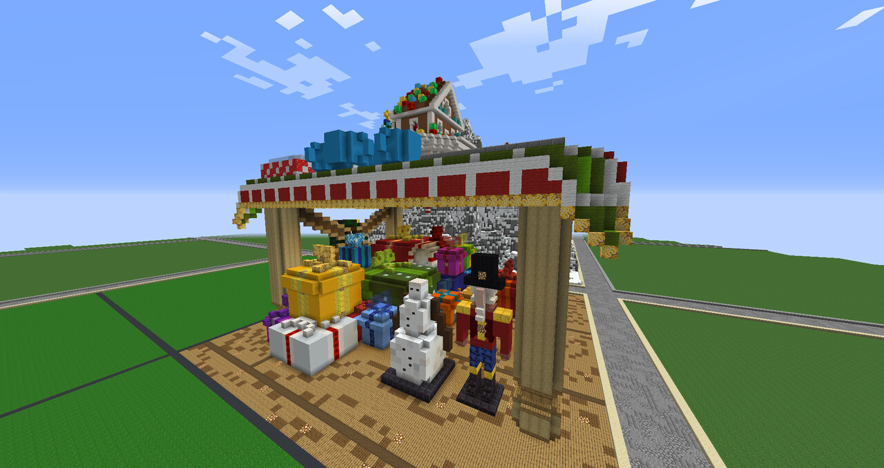 Festive Table with gifts Minecraft Map