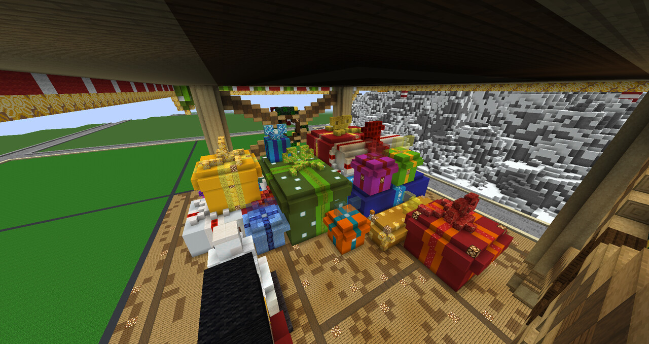 Festive Table with gifts Minecraft Map