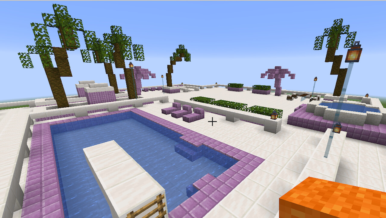 V A P O R - L O U N G E : Vaporwave in Minecraft Minecraft Map