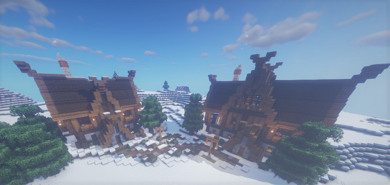 Vila Nórdica | Nordic Village Minecraft Map