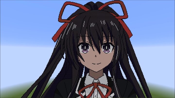 Anime Builds - TOHKA YATOGAMI Pixel Art Timelapse [DATE A LIVE ...