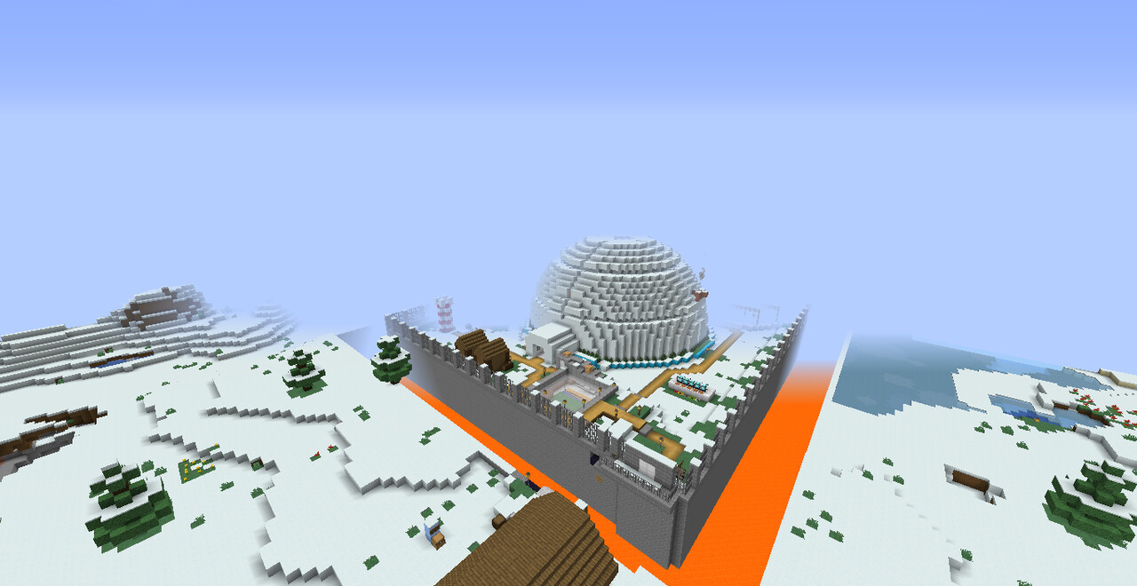 Igloo redstone house Minecraft Map