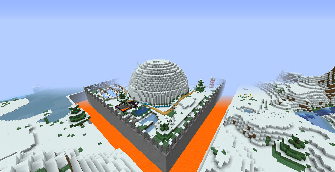 Igloo redstone house Minecraft Map