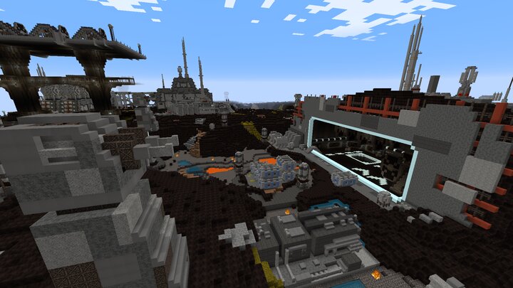 Sullust, age Civil War (Star Wars planet) Minecraft Map