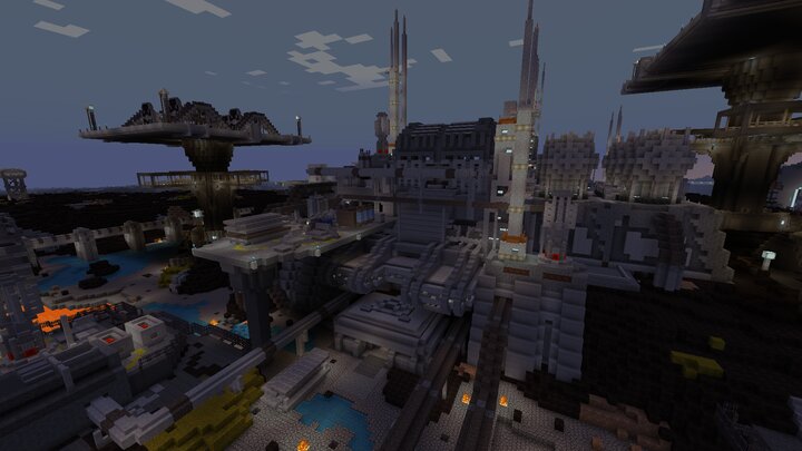 Sullust, age Civil War (Star Wars planet) Minecraft Map