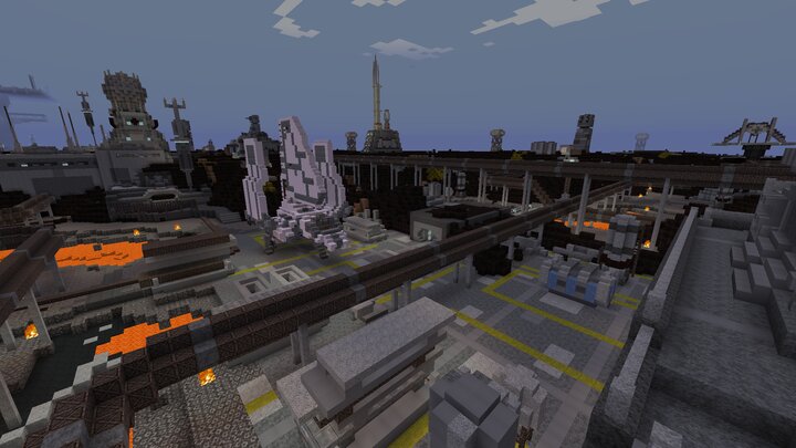 Sullust, age Civil War (Star Wars planet) Minecraft Map