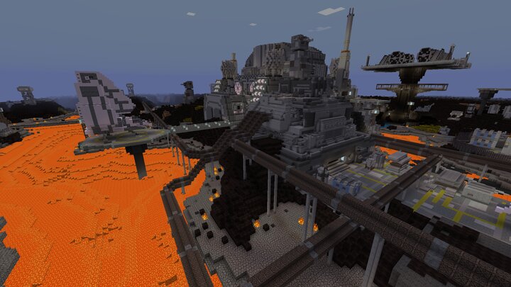 Sullust, age Civil War (Star Wars planet) Minecraft Map