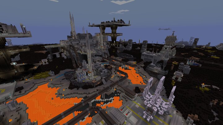Sullust, age Civil War (Star Wars planet) Minecraft Map