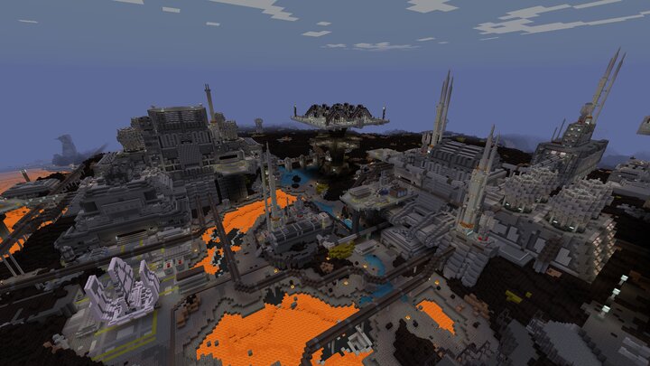 Sullust, age Civil War (Star Wars planet) Minecraft Map