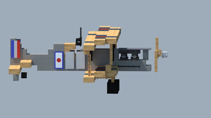 royal aircraft factory s.e.5a WW1 fighter [With Download] Minecraft Map