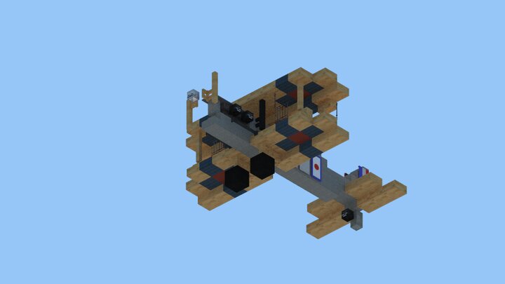 royal aircraft factory s.e.5a WW1 fighter [With Download] Minecraft Map
