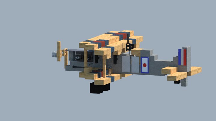 royal aircraft factory s.e.5a WW1 fighter [With Download] Minecraft Map