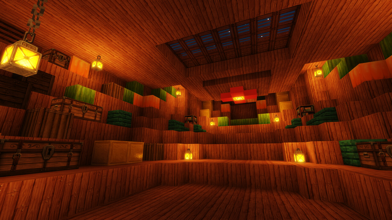 Funtazer's First Fiverr Job, Minecraft Airship and Cake Minecraft Map