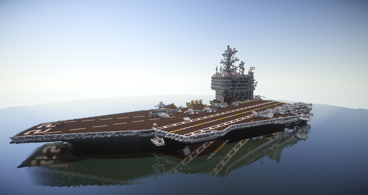 Aircraft carrier Minecraft Map