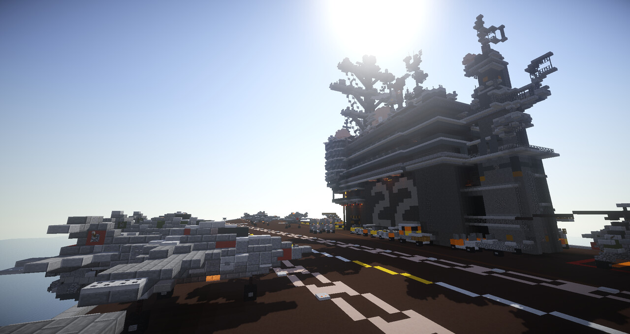 Aircraft carrier Minecraft Map