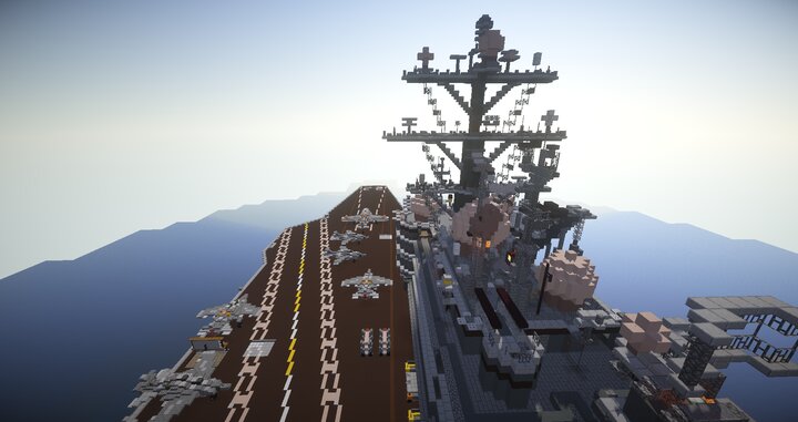 Aircraft carrier Minecraft Map