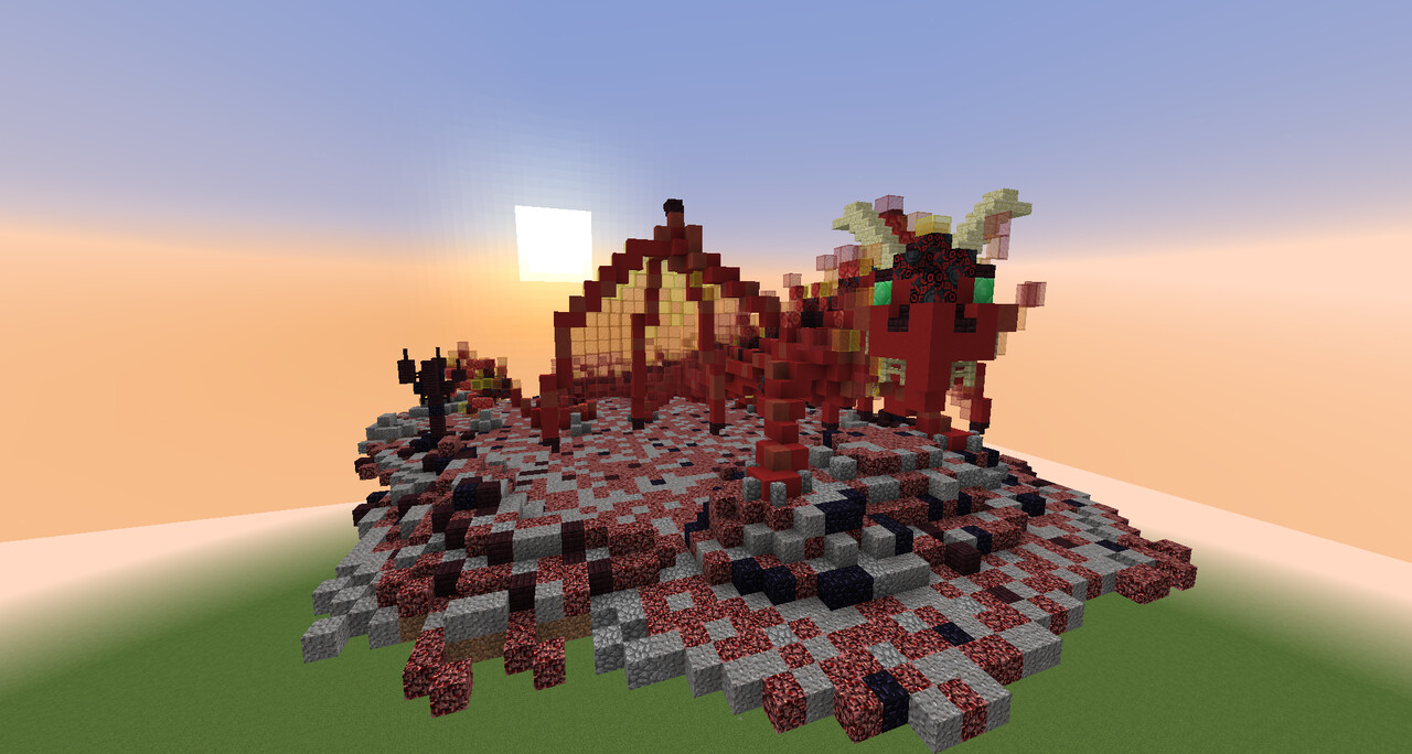 Small Fire dragon (Salamander) Minecraft Map
