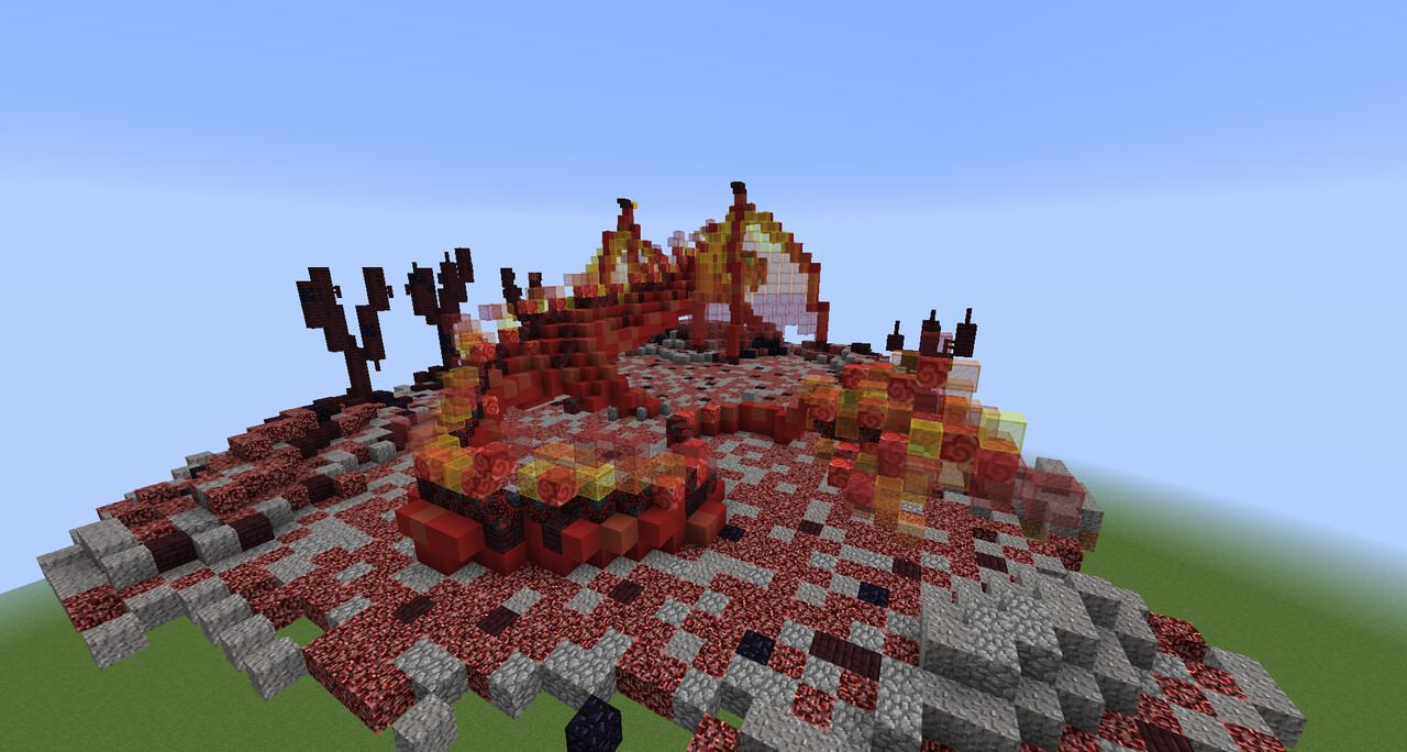 Small Fire dragon (Salamander) Minecraft Map