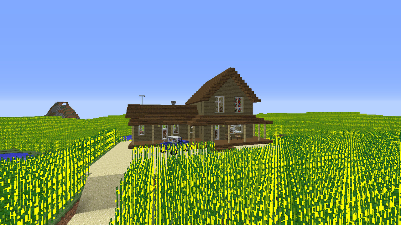 interstellar farm house Minecraft Map
