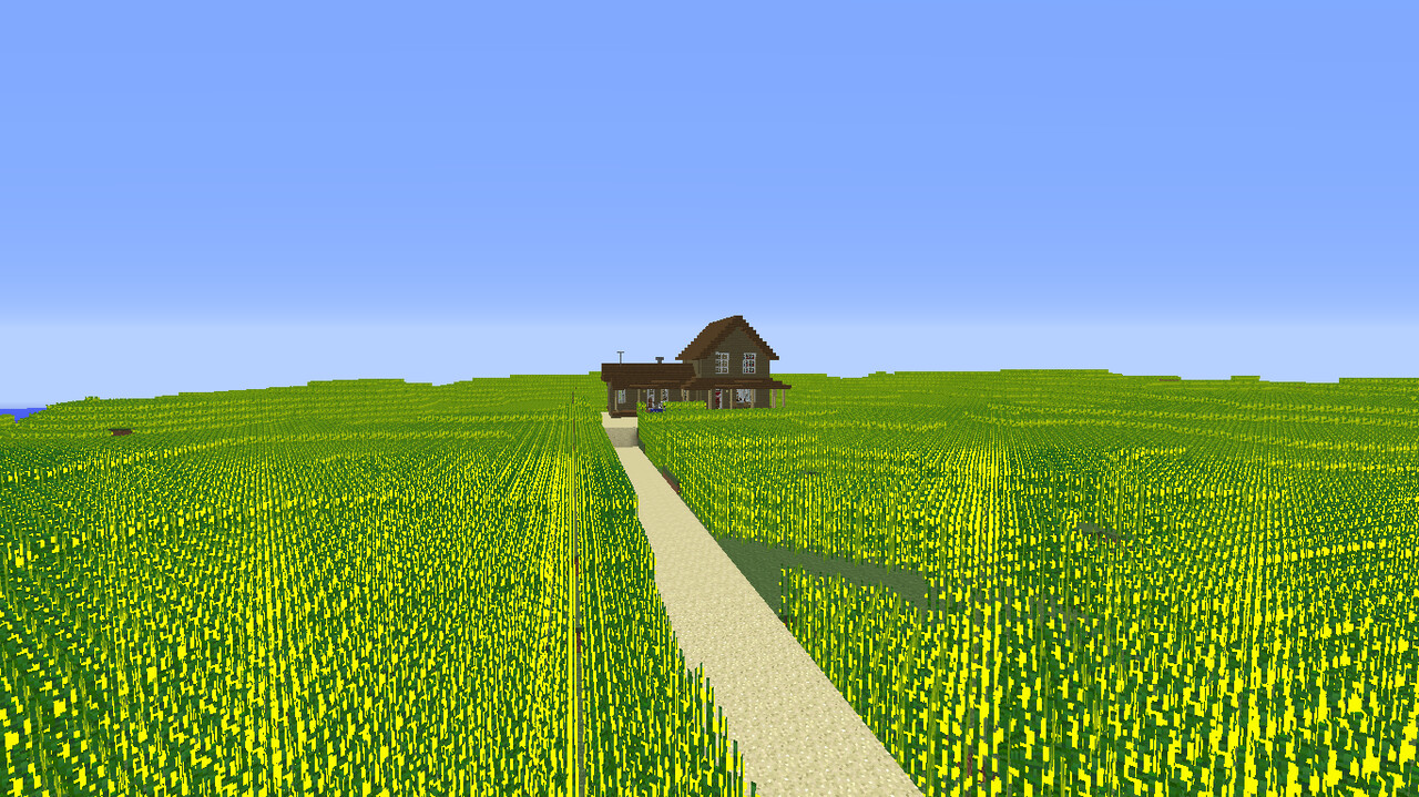 interstellar farm house Minecraft Map