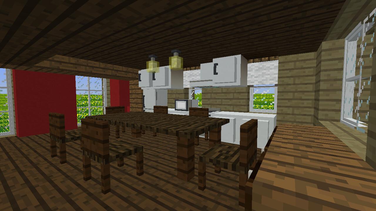 interstellar farm house Minecraft Map