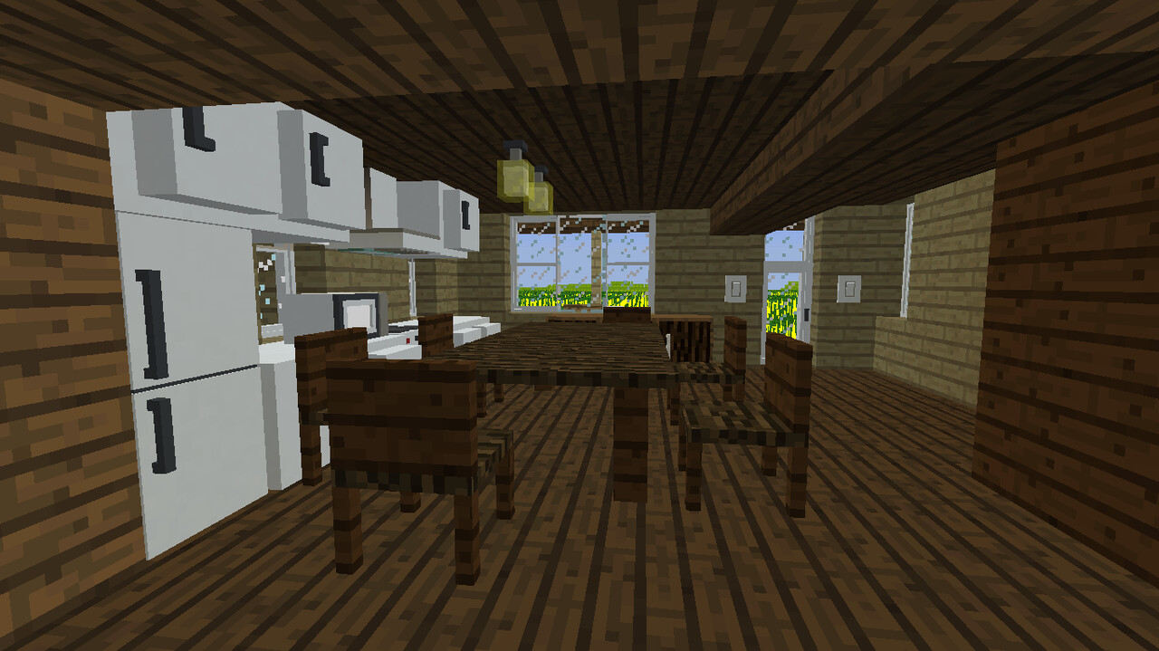 interstellar farm house Minecraft Map