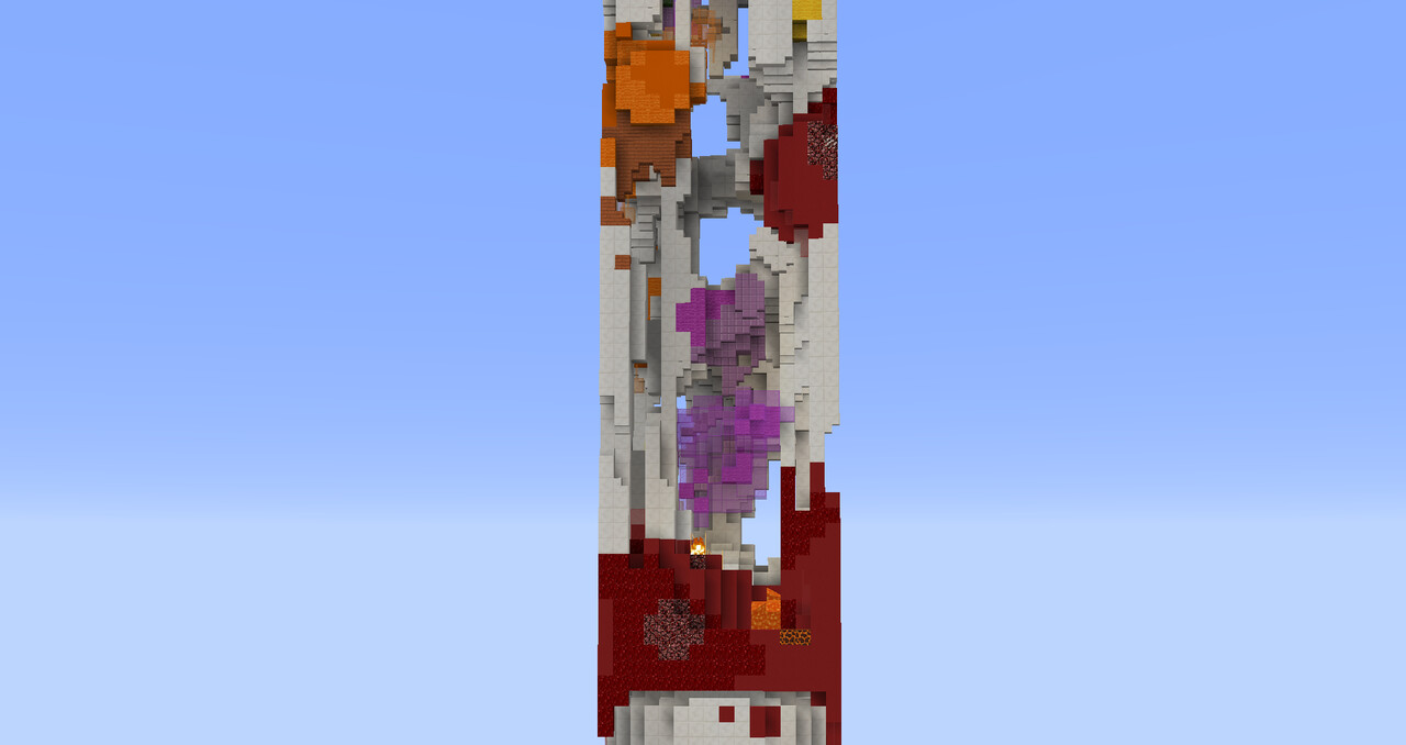 A Painted World (One Chunk Challenge) Minecraft Map