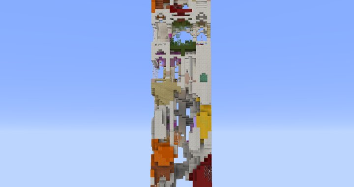 A Painted World (One Chunk Challenge) Minecraft Map