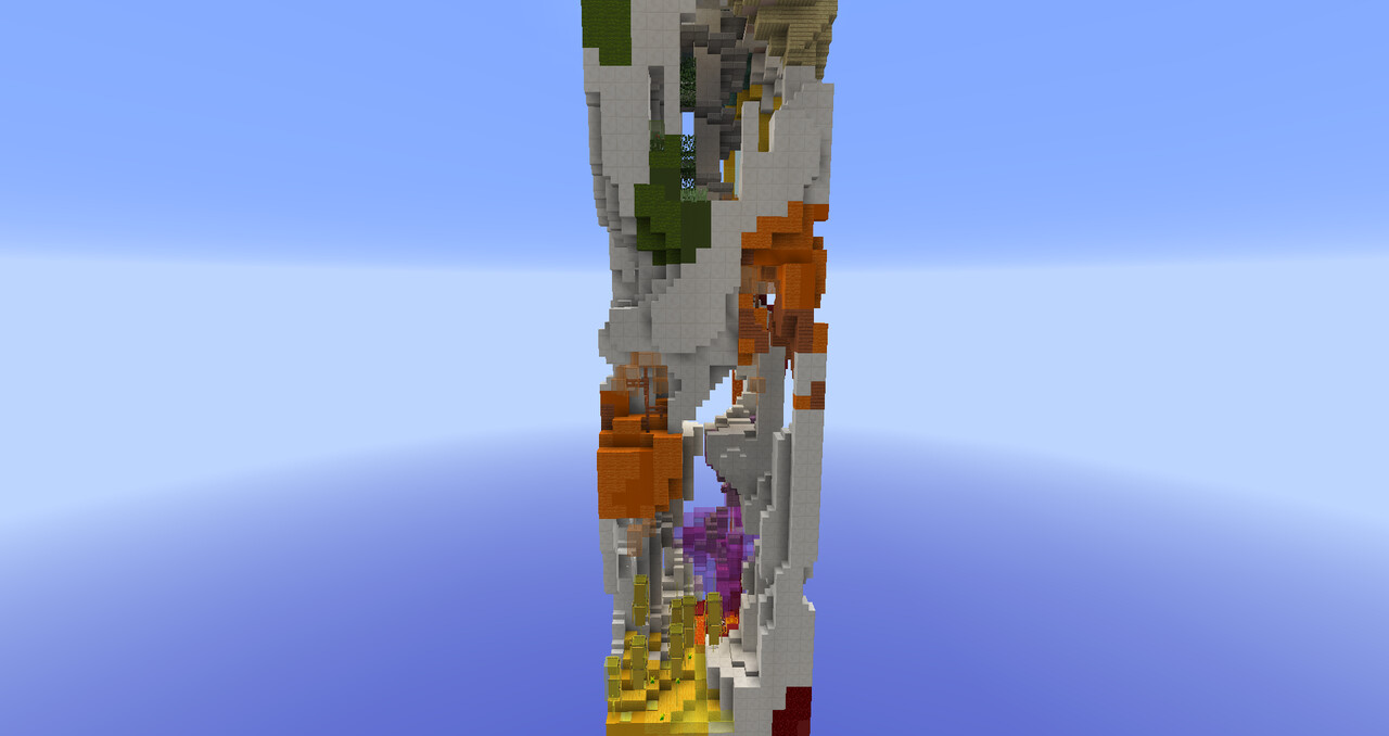 A Painted World (One Chunk Challenge) Minecraft Map