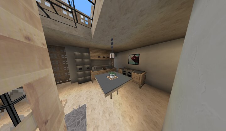 Iranian Modern House Minecraft Map
