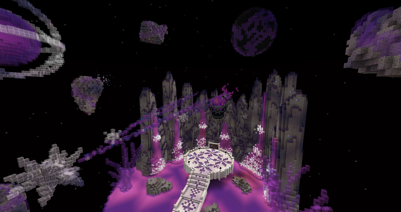 Space Server Lobby Minecraft Map