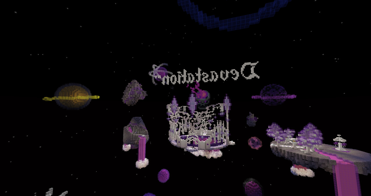 Space Server Lobby Minecraft Map