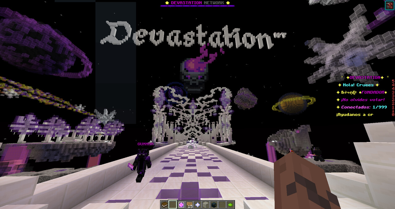 Space Server Lobby Minecraft Map