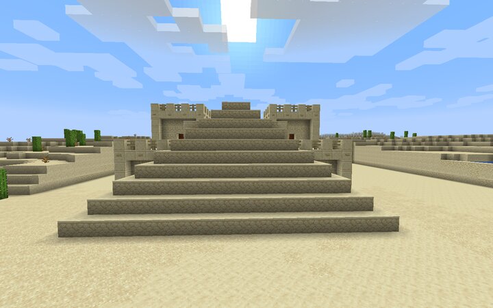 Desert Temple Base (no interior) Minecraft Map