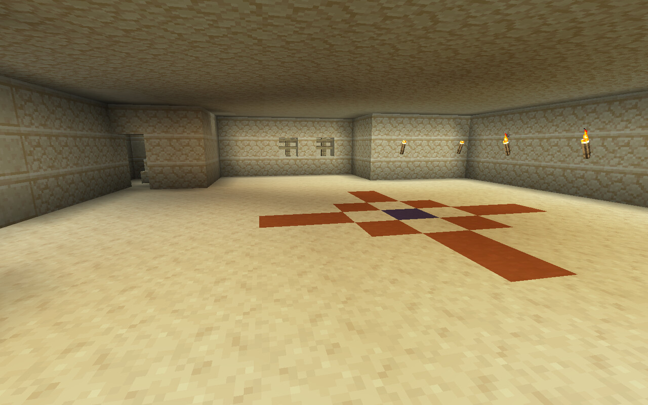 Desert Temple Base (no interior) Minecraft Map