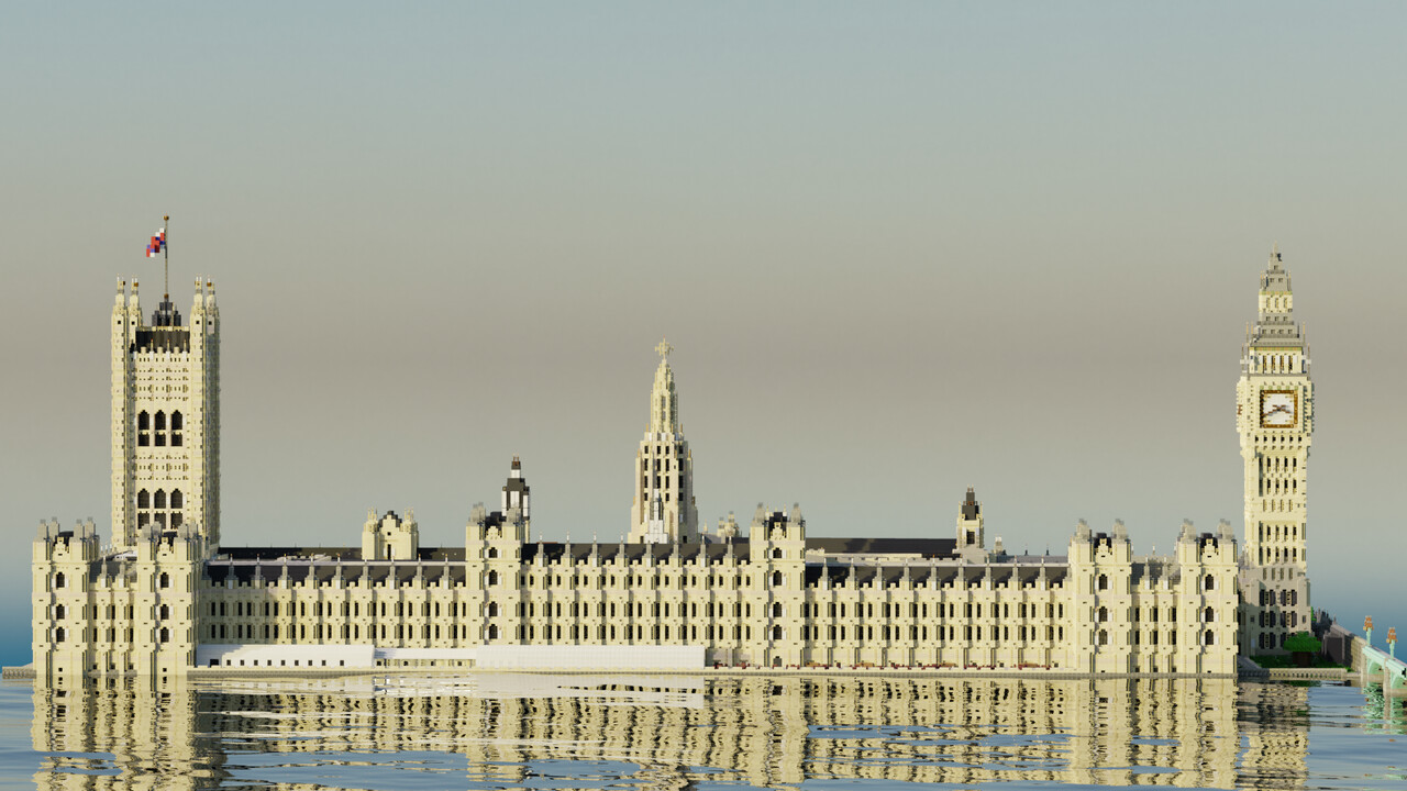 Palace of Westminster Minecraft Map