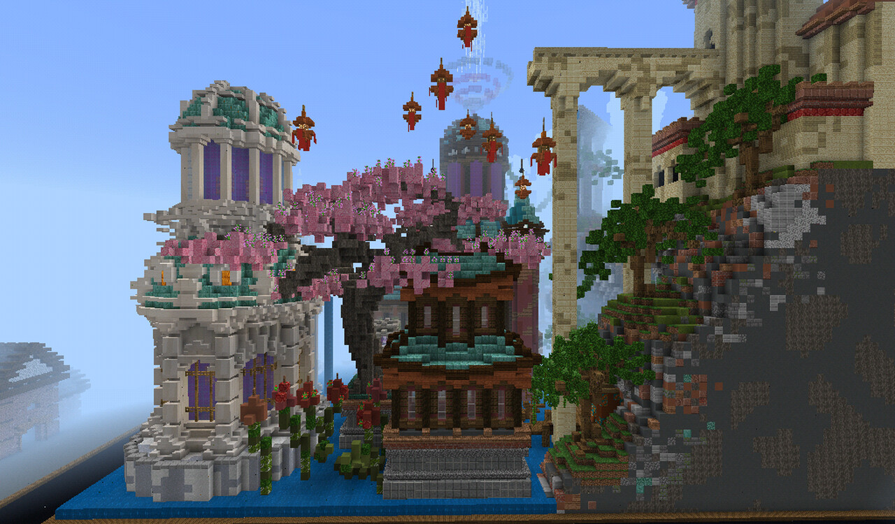 The Magical Fantasy Buildings Minecraft Map