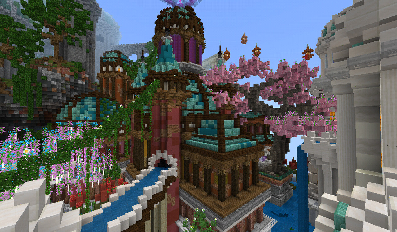 The Magical Fantasy Buildings Minecraft Map