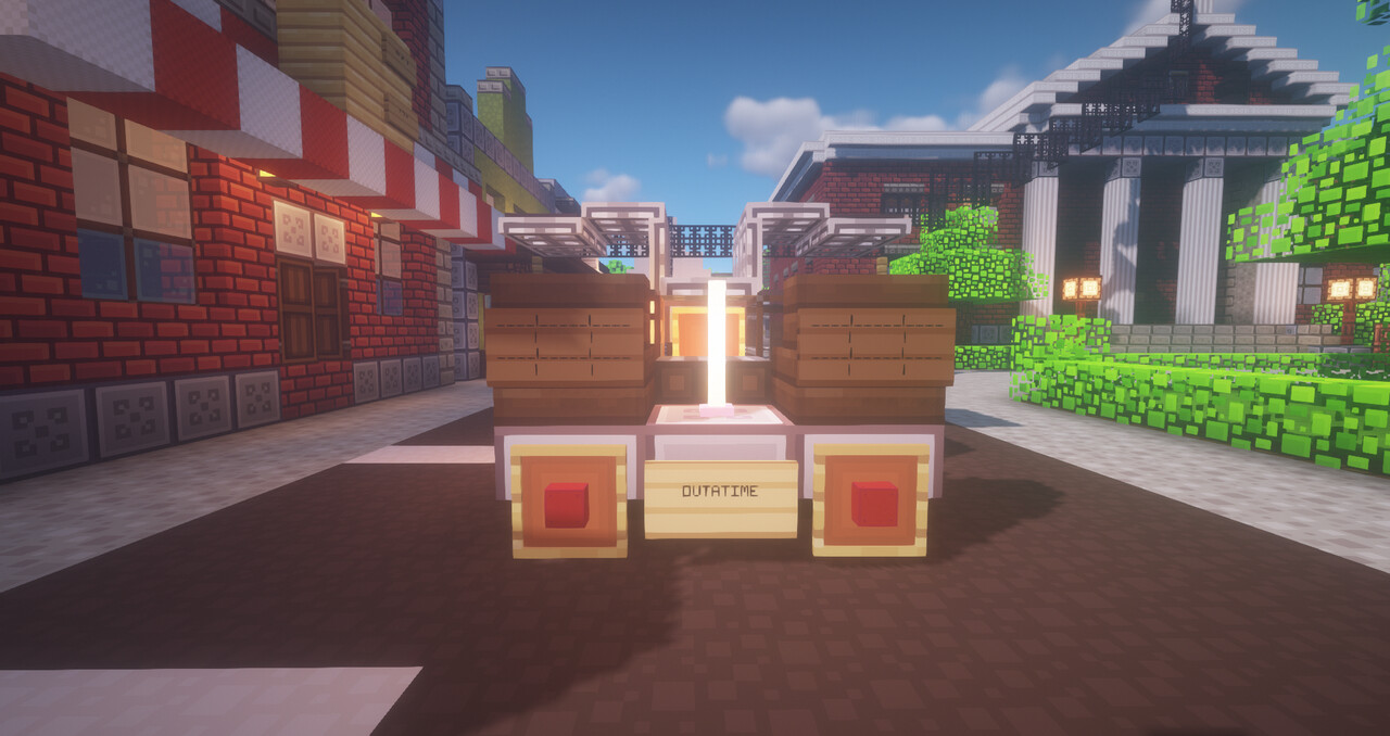 DeLorean - Back to the Future Minecraft Map