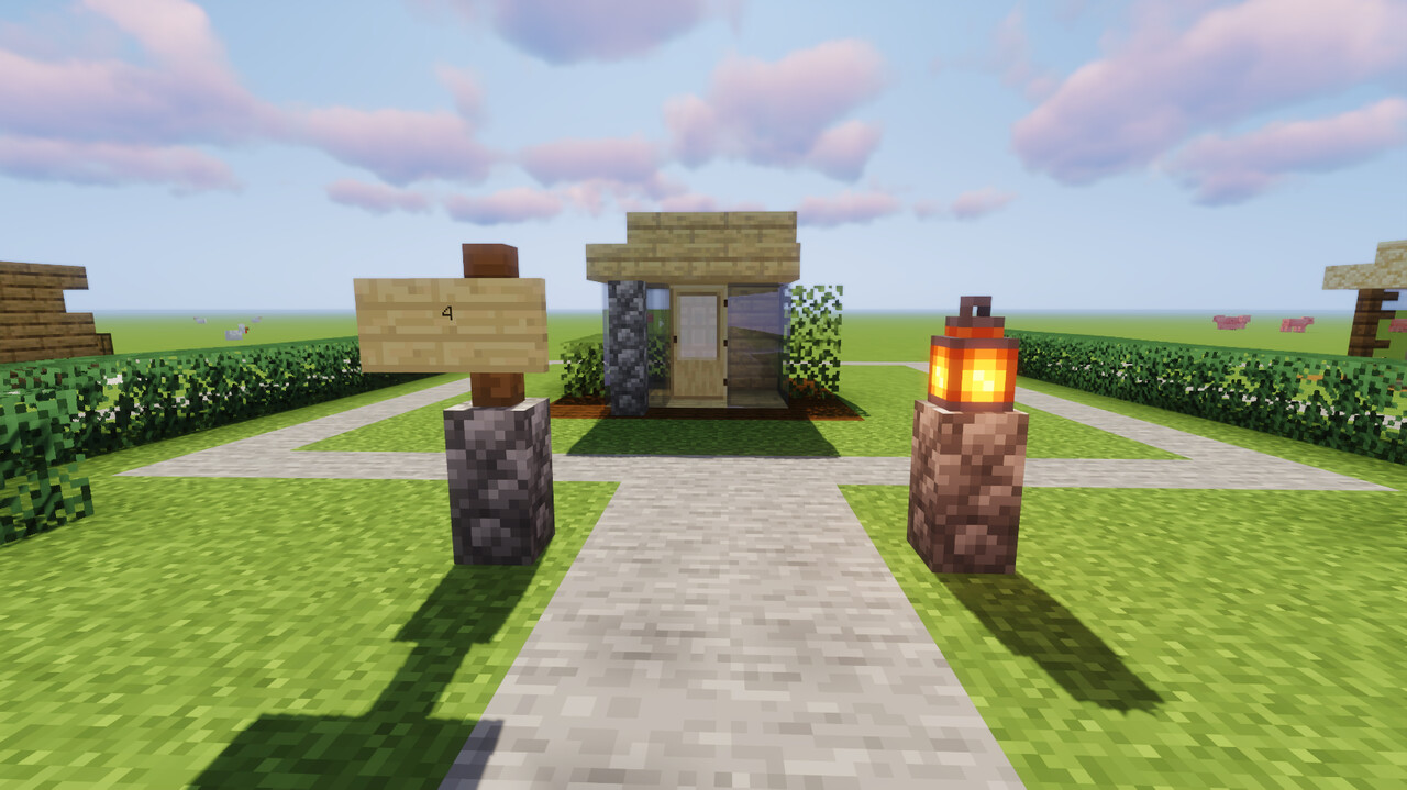 Hi-tech mini-houses Minecraft Map